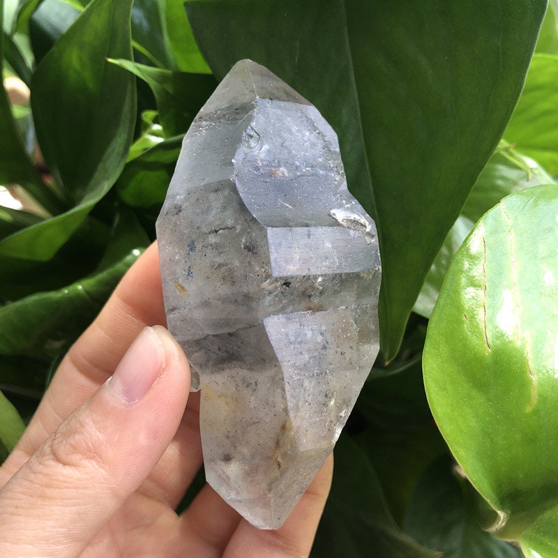 Home Décor Home & Living Natural Moving Water Bubble Quartz Crystal ...