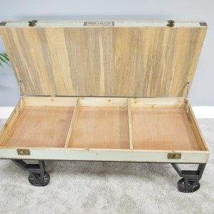 Retro Industrial Coffee Table Haberdashery Storage Table Urban - Etsy