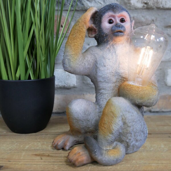 Monkey Lamp - Etsy