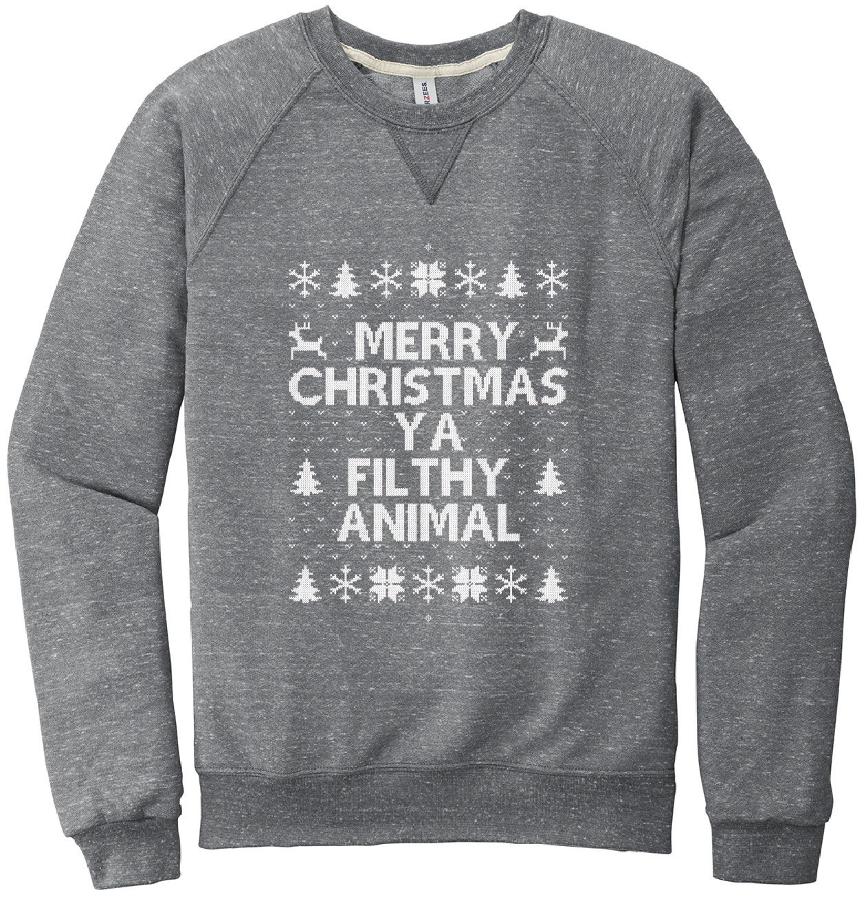 Merry Christmas Ya Filthy Animal Sweater Etsy