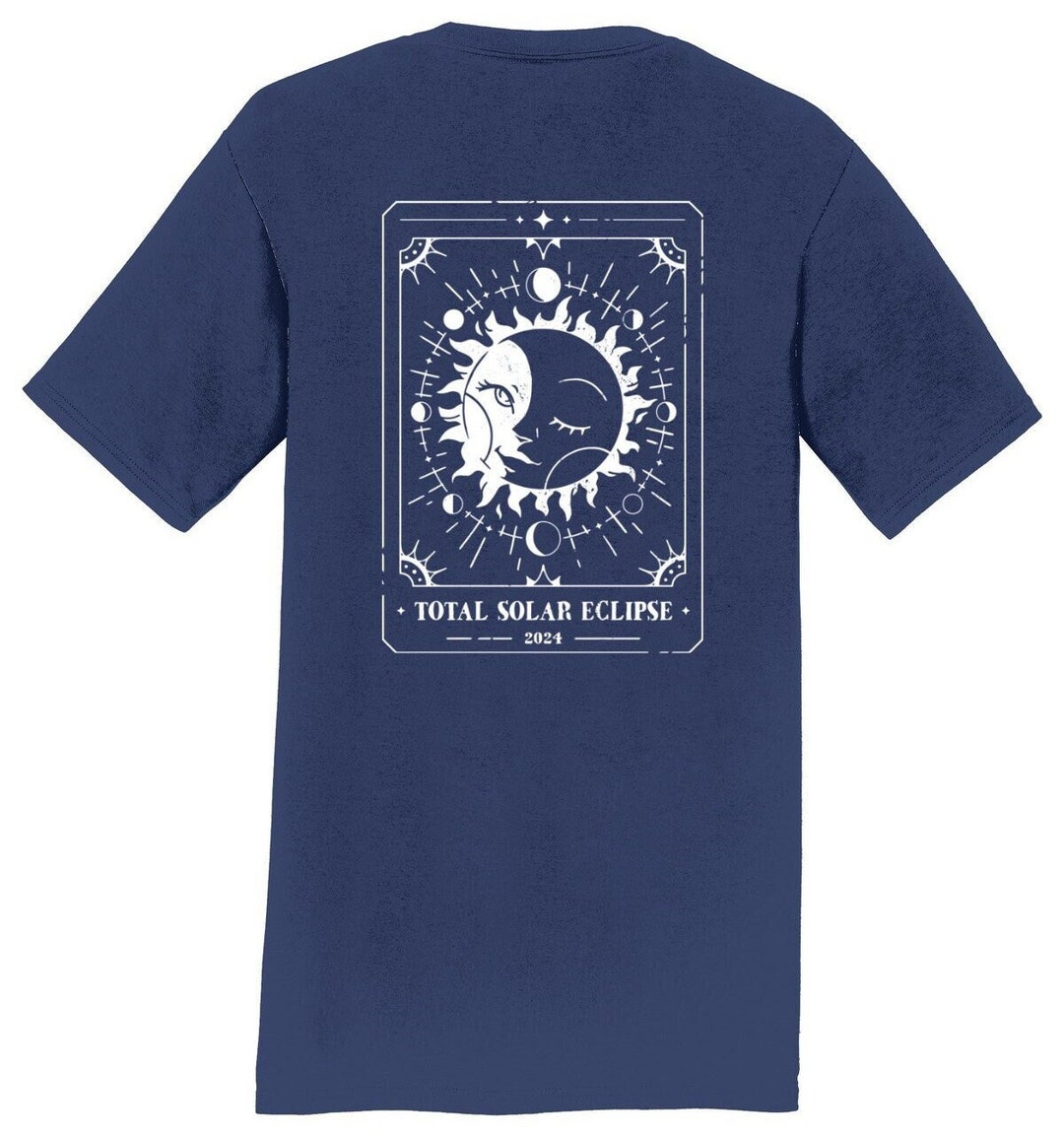 Solar Eclipse 2024 sun/moon Total Solar Eclipse Tarot Front & Back - Etsy