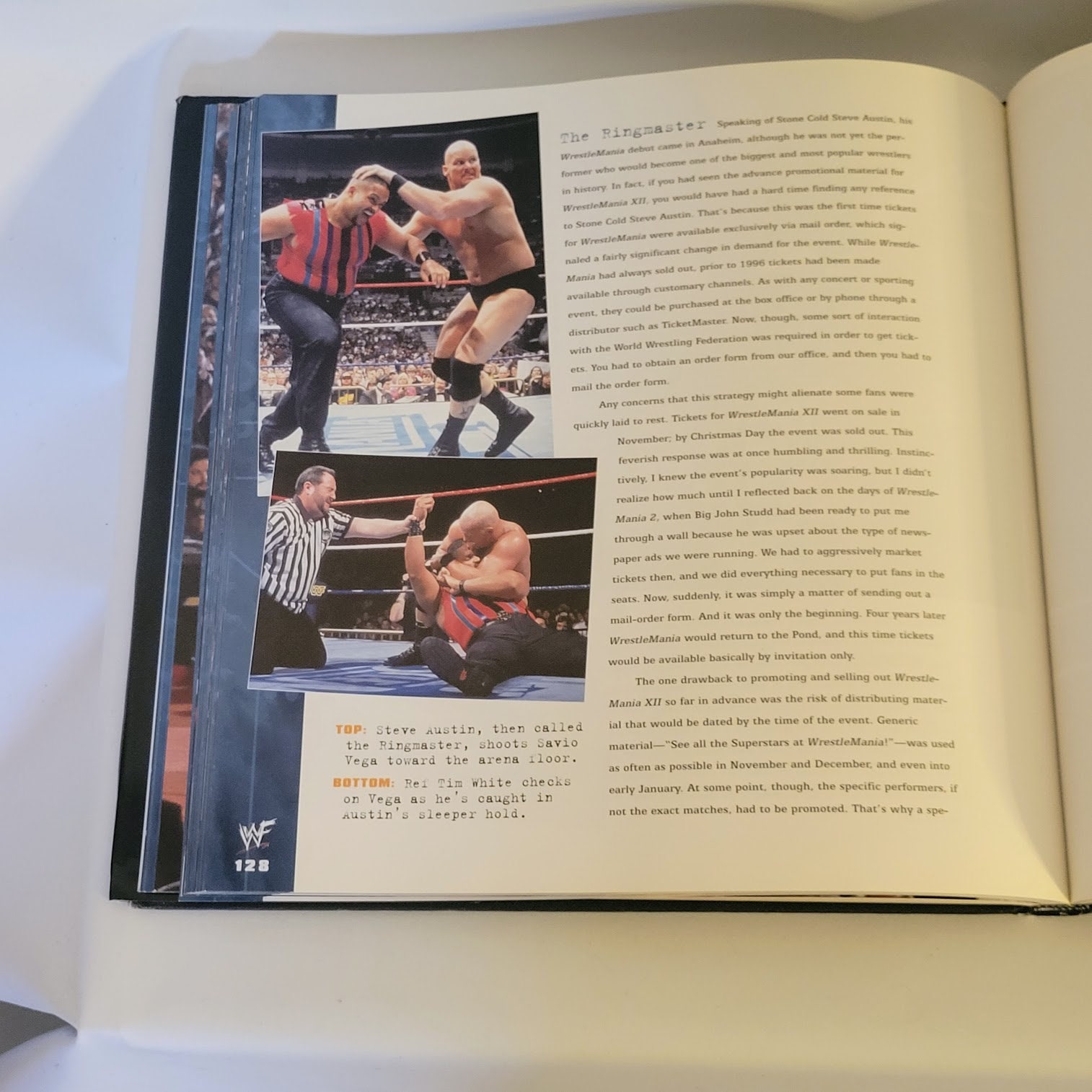 Vtg WWF Wrestle Mania the Official Insiders Story Hardcover Book (2001 ...