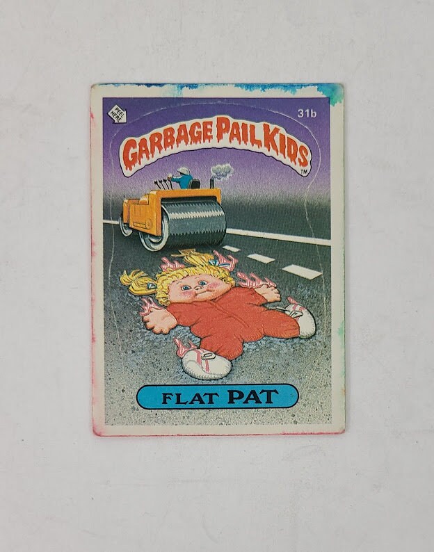 Vintage 1980's Garbage Pail Kids Series 1 FLAT PAT 31B - Etsy
