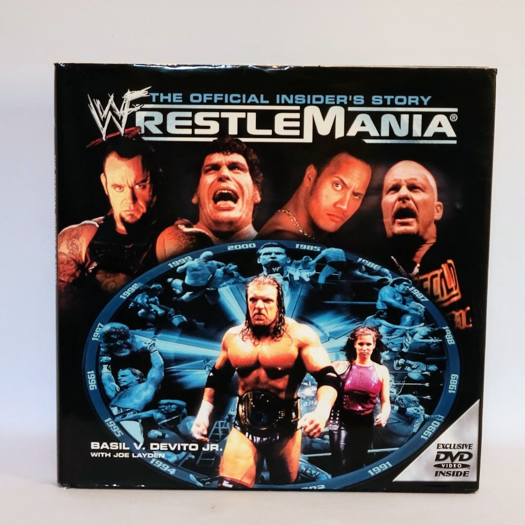 Vtg WWF Wrestle Mania the Official Insiders Story Hardcover Book (2001 ...