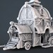 Magician's Wagon - Carnival Set Vol 2 - Unpainted Miniature - Etsy