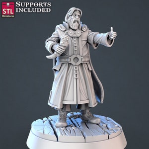 Male Noble, Noble Judge - 32mm Scale - Unpainted Miniature for Dnd ...