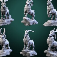 Wild Goat Miniature | 28mm & 32mm Scale Wilderness Creature for Dnd ...