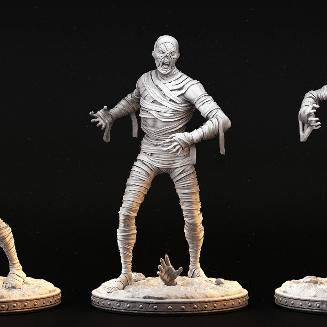 Mummy - Masters of Dungeons Quest - Unpainted Miniature - Etsy