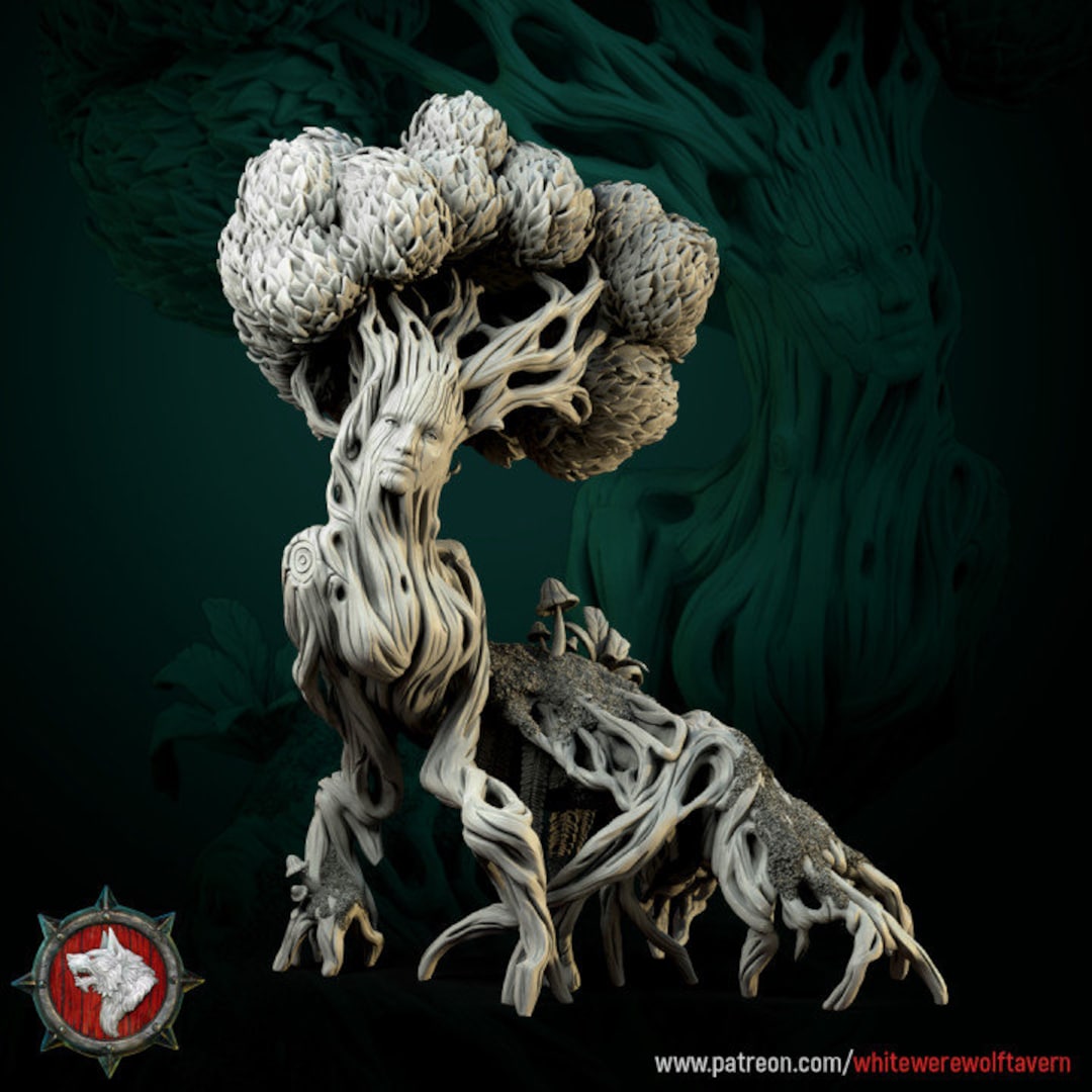 Living Tree - 32mm Scale - Unpainted Miniature for Dnd, Pathfinder ...