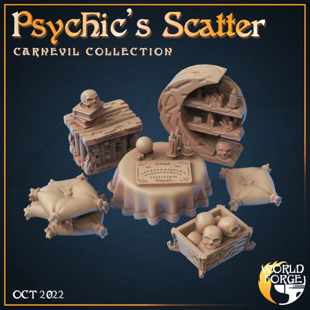 Psychic's Table - Carnevil Collection - 32mm Scale - Unpainted ...