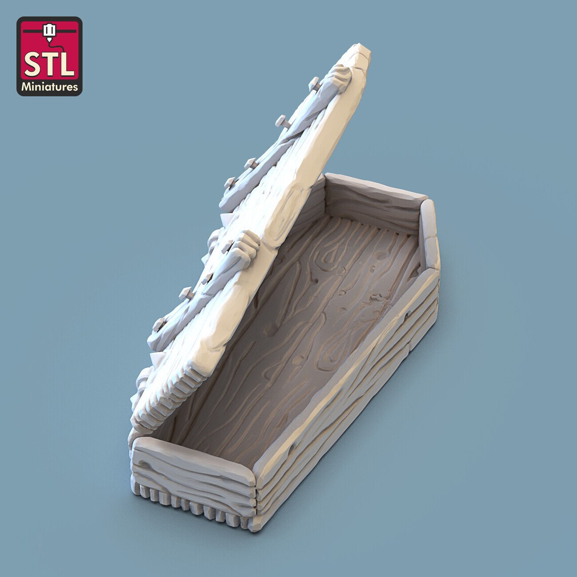 Coffin - Unpainted Miniature - Etsy