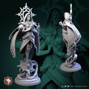 The Oracle - Celestial - Unpainted Miniature - Etsy
