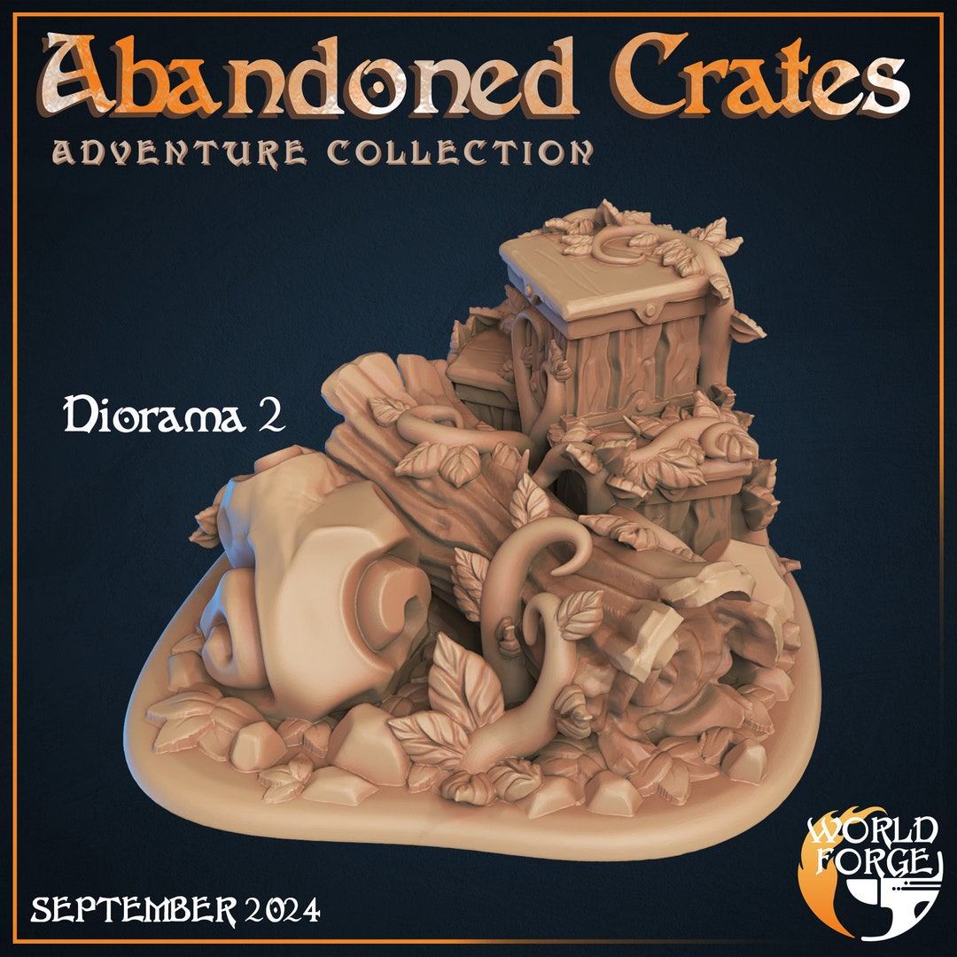 Abandoned Crates - 2 Piece Set - Adventure Collection - 32mm Scale ...