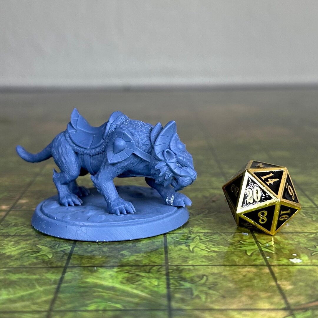 Armored Panther Mount Unpainted Miniature - Etsy