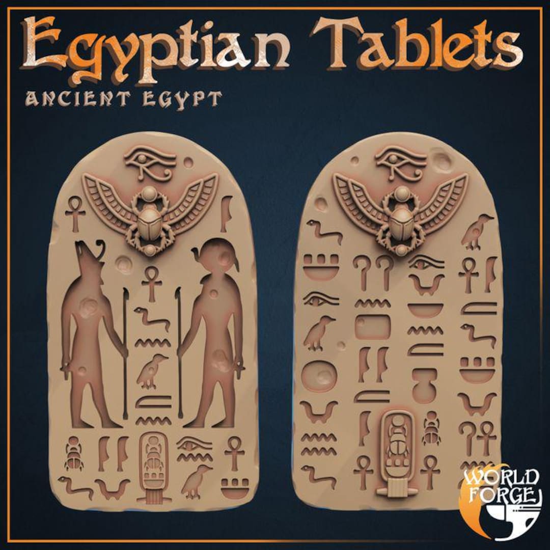 Tablets - Ancient Egypt - 32mm Scale - Unpainted Miniature - Etsy