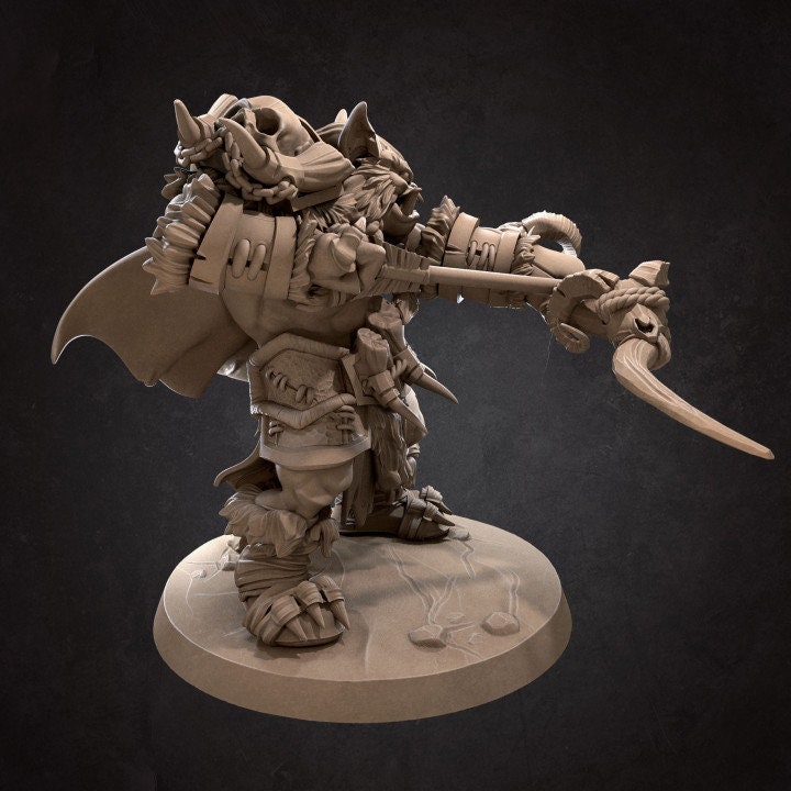 Bugbear Hunter - Unpainted Miniature - Etsy