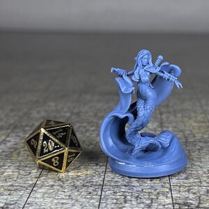 Mermaid Rogue, Selena Shadowscale - 32mm Scale - Unpainted Miniature ...