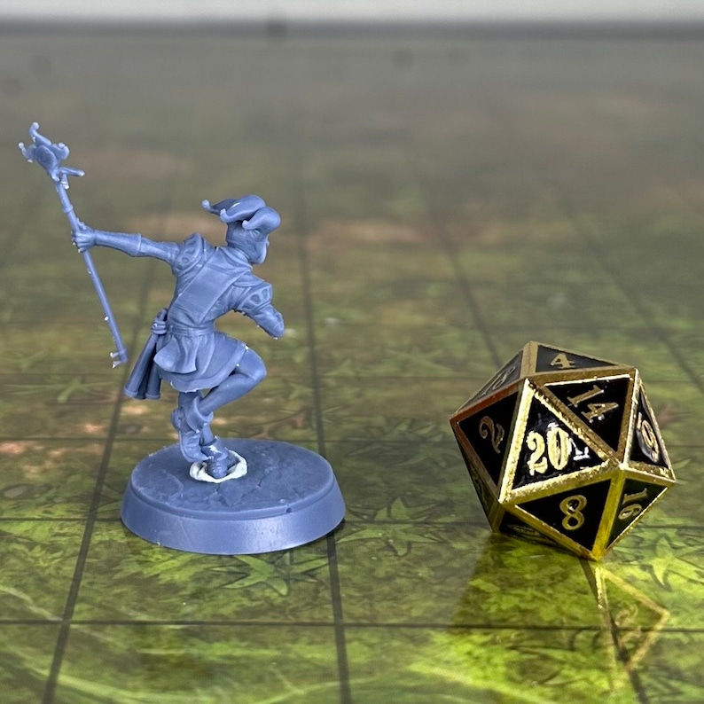 Royal Jester - Unpainted Miniature - Etsy