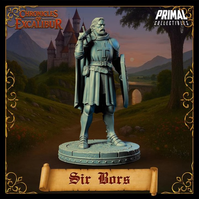 Sir Boris - Chronicles of Excalibur - Unpainted Miniature - Etsy