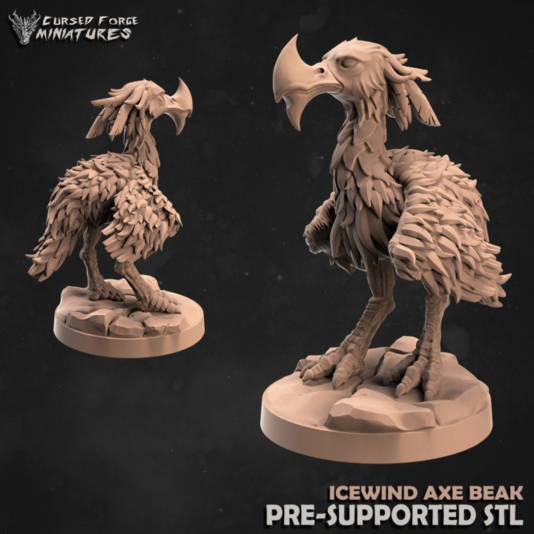 Axebeak - Unpainted Miniature - Etsy