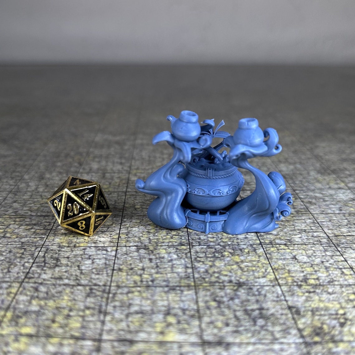 Steaming Cauldron - Unpainted Miniature - Etsy