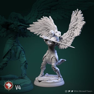 Valkyrie - Pose 4 - Unpainted Miniature - Etsy
