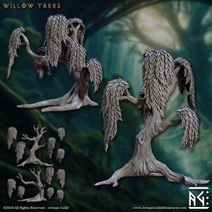 Willow Trees, Modular - Deeproot Spriggans - 32mm Scale - Unpainted ...