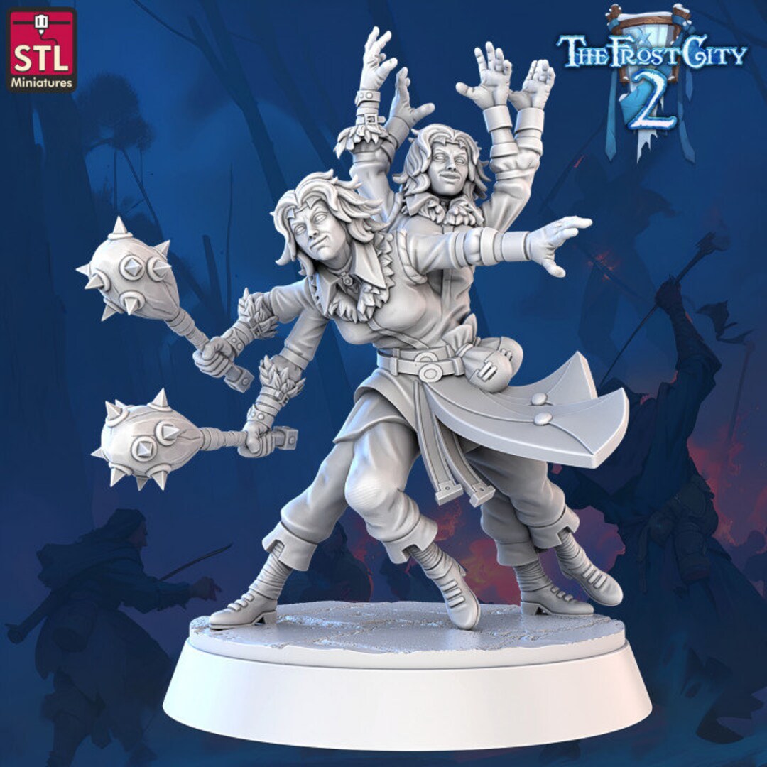 Distortionist - the Frost City - 32mm Scale - Unpainted Miniature - Etsy