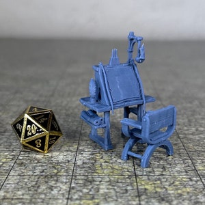 Abbey Monk Desk Unpainted Miniature - Etsy