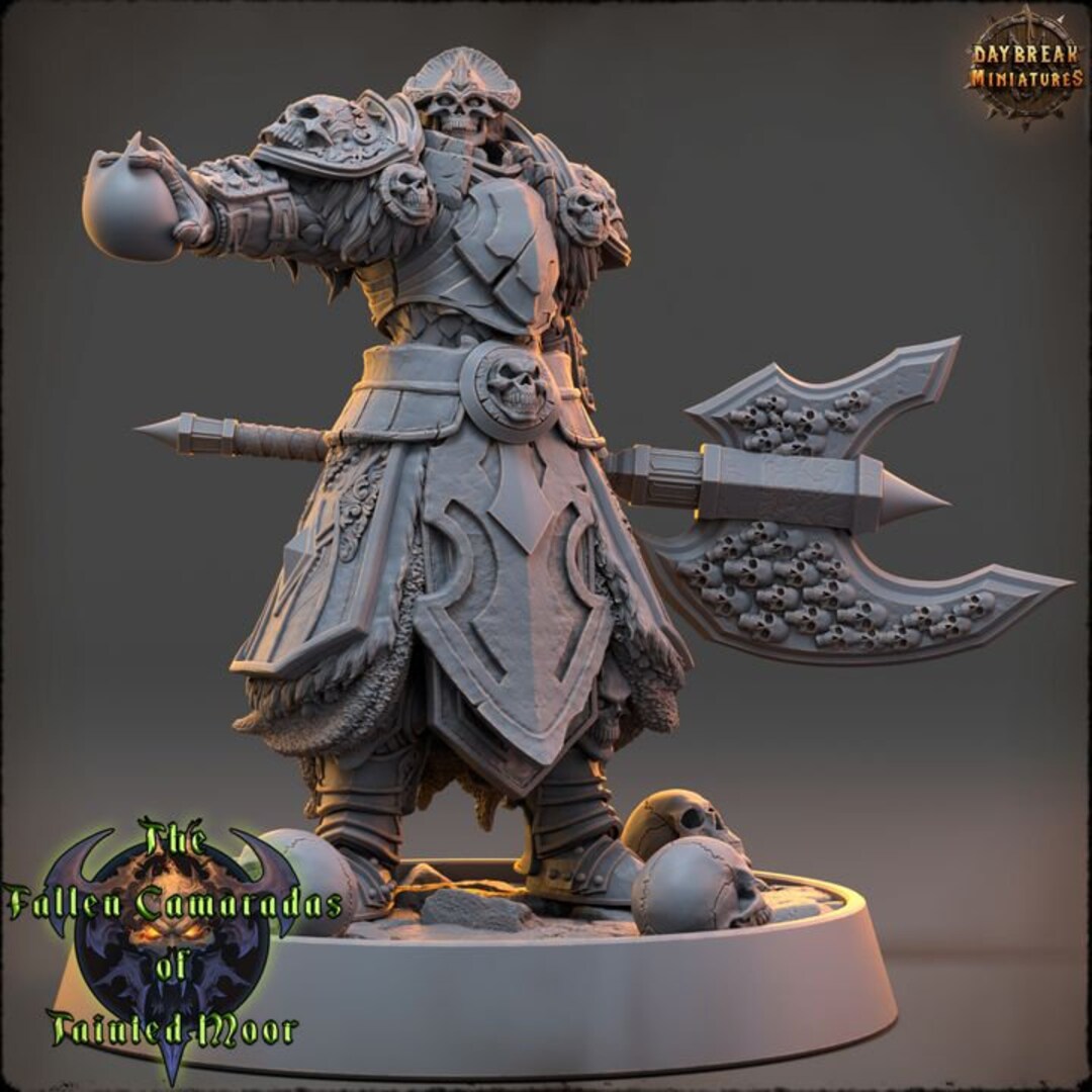 Pale Lord Kraven - the Fallen Camaradas of Tainted Moor - Unpainted ...