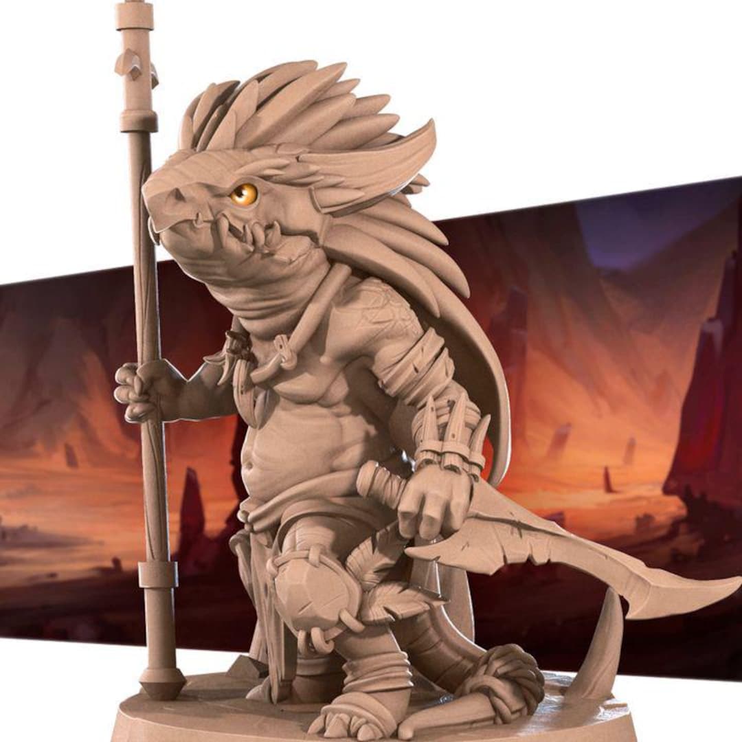 Kobold Tribal Hunter - 32mm, 35mm Scale - Unpainted Miniature - Etsy