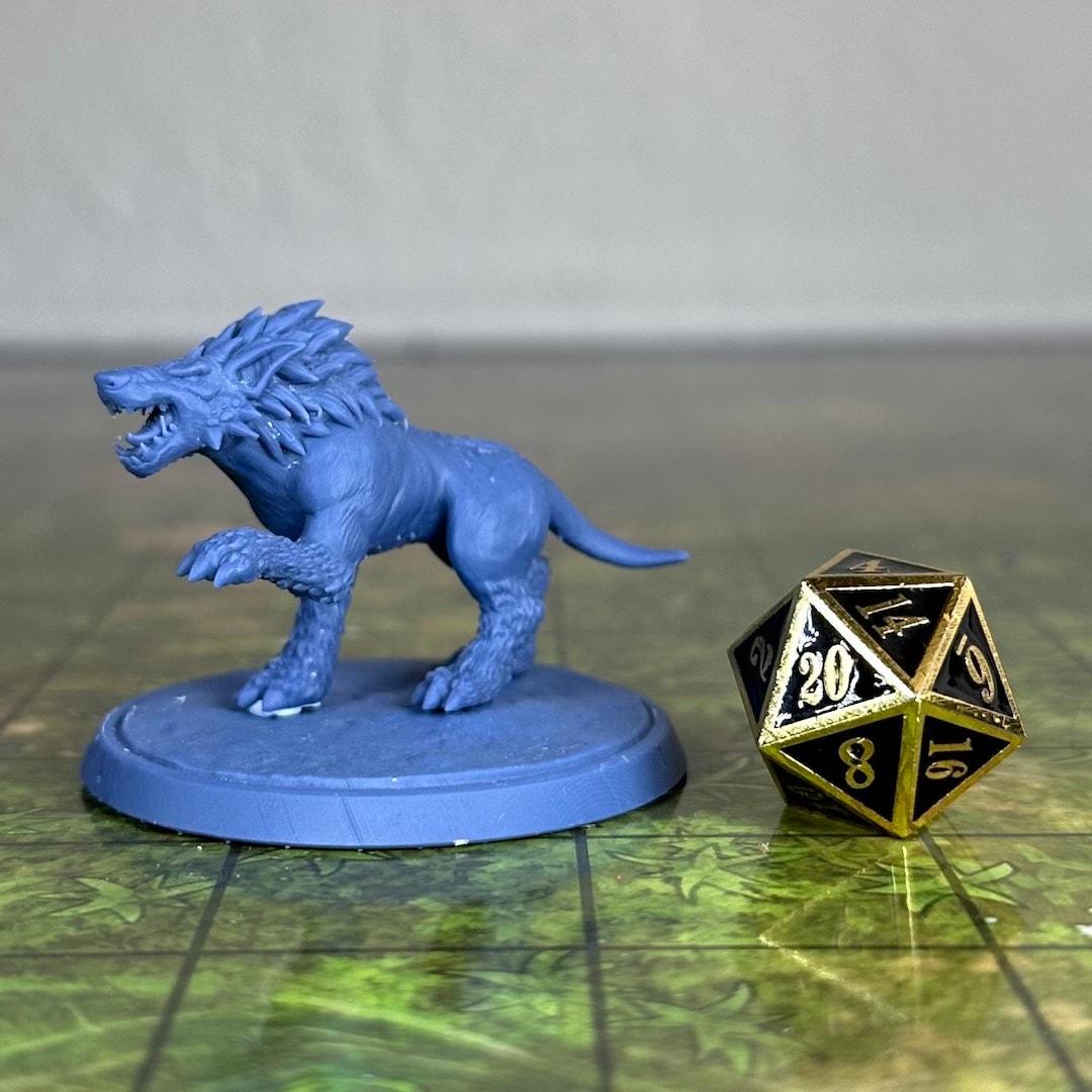 Hell Hound 2 Poses Unpainted Miniatures - Etsy