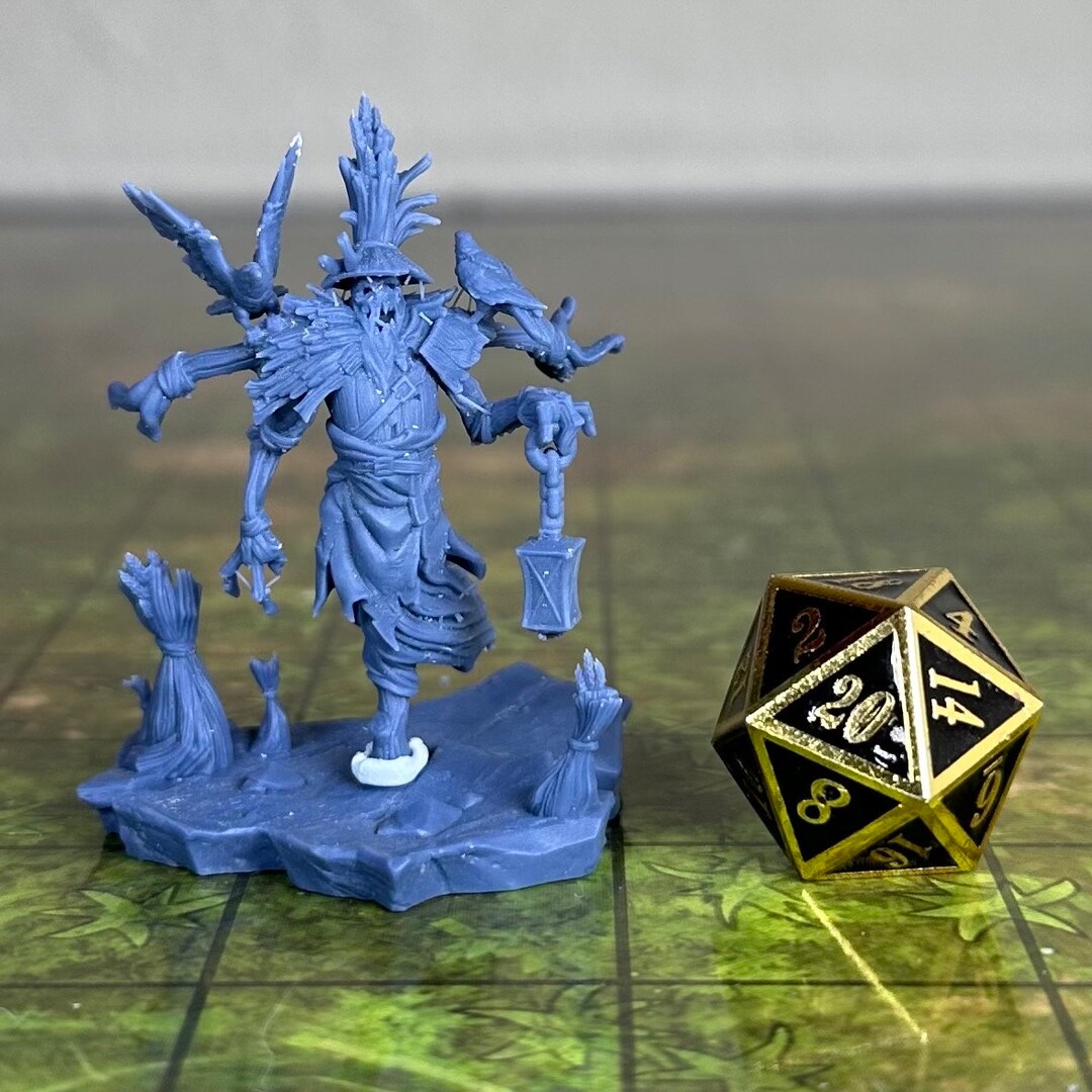 Scarecrow Ben, Undead Scarecrow - Unpainted Miniature - Etsy