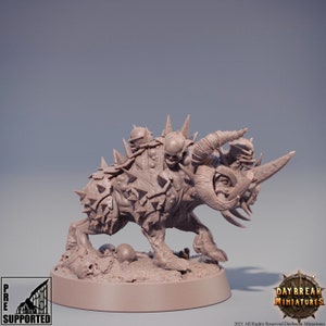 Houndhogs Dire Hog Unpainted Miniature - Etsy