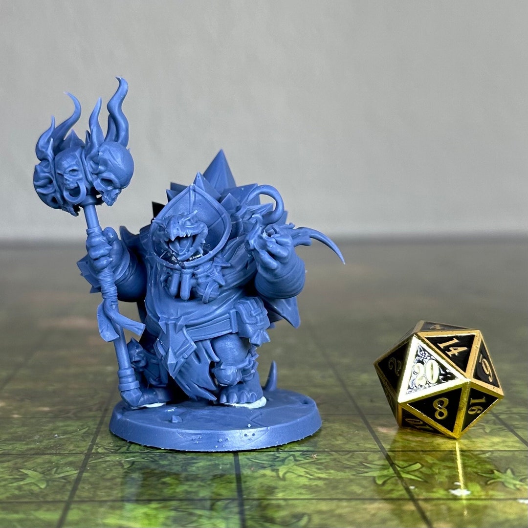 Turtle Warlock - Unpainted Miniature - Etsy
