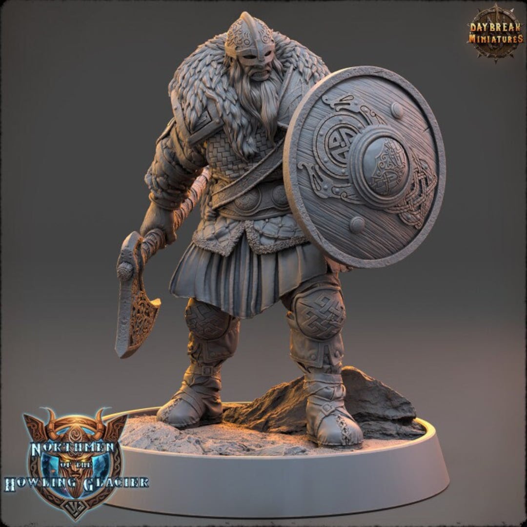 Einar Bloodaxe - Northmen of the Howling Glacier - 32mm Scale ...
