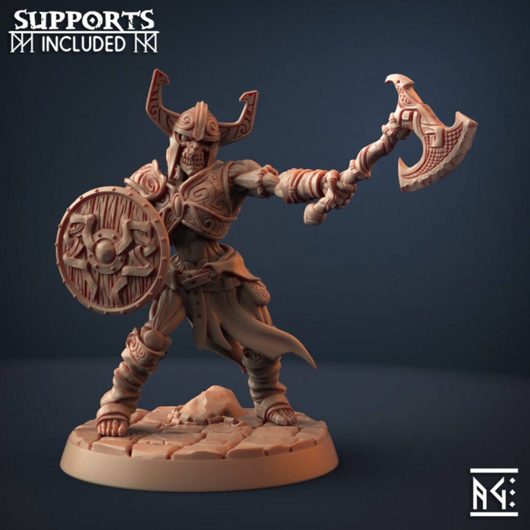 Skeleton, Skutagaard Draugar, Pose B - Darkness of the Lich Lord ...