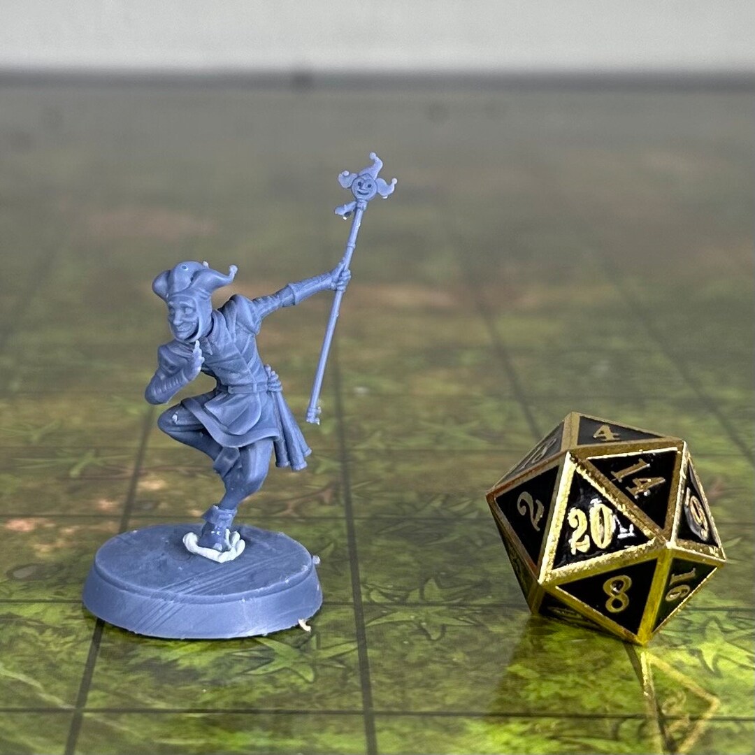 Royal Jester Unpainted Miniature - Etsy