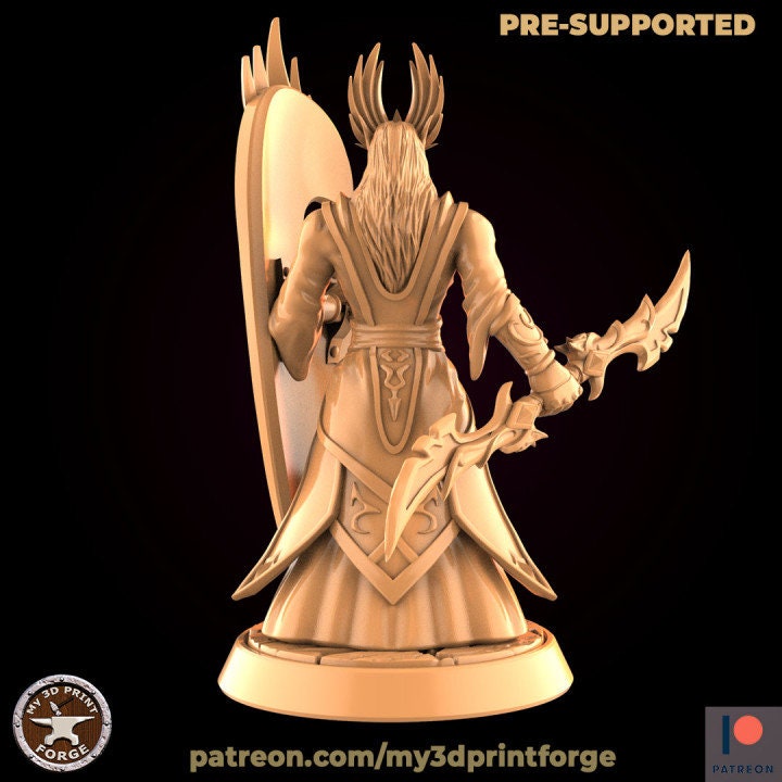 Elf Spellbreaker Unpainted Miniature - Etsy