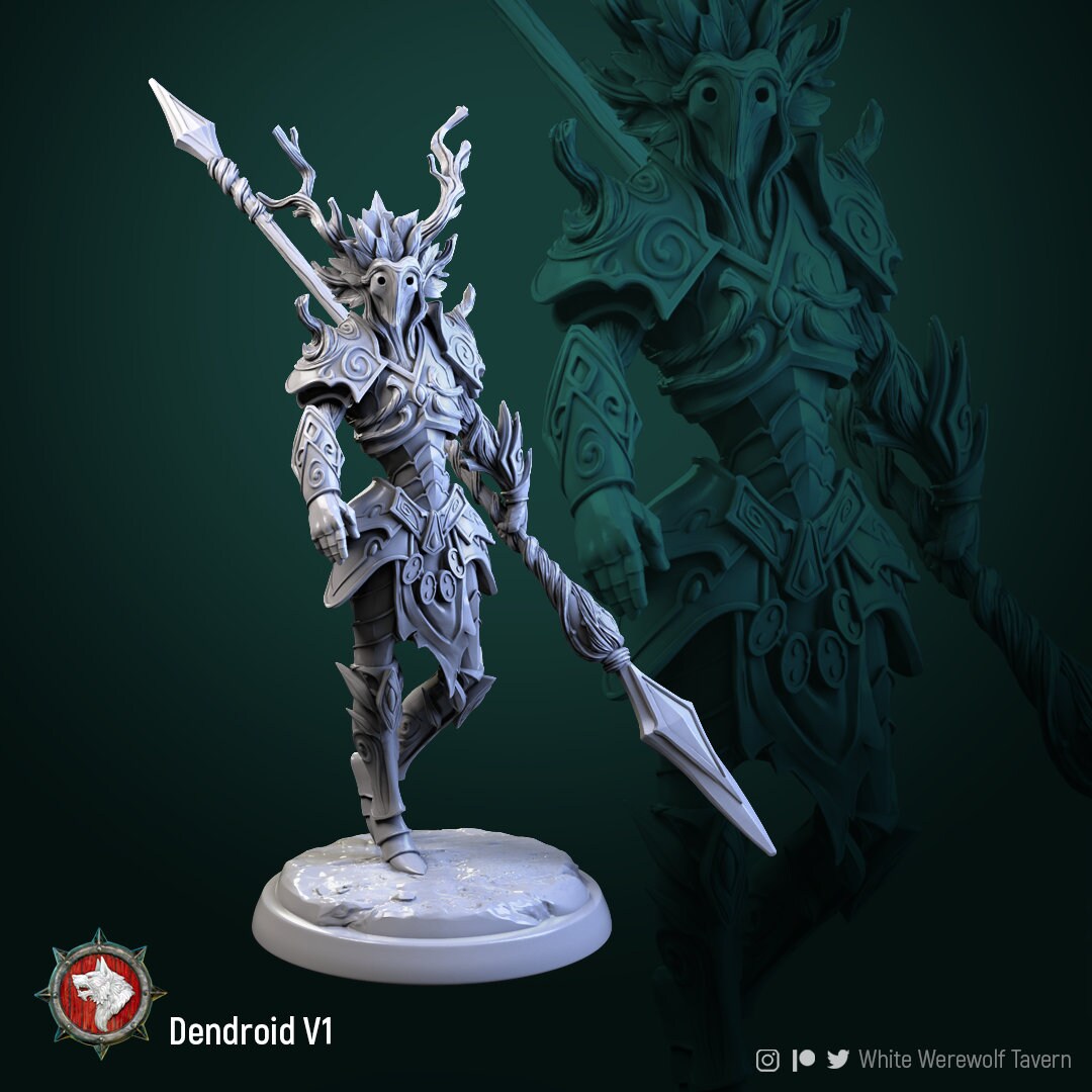 Dendroid Pose 2 Unpainted Miniature - Etsy
