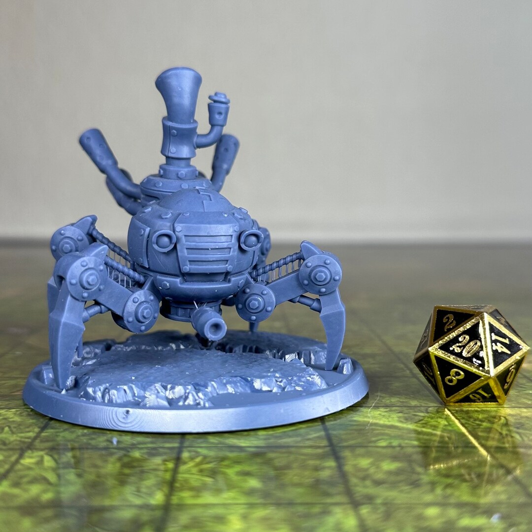 Spider Tank, Gnome Mech - 32mm Scale - Unpainted Miniature for Dnd ...