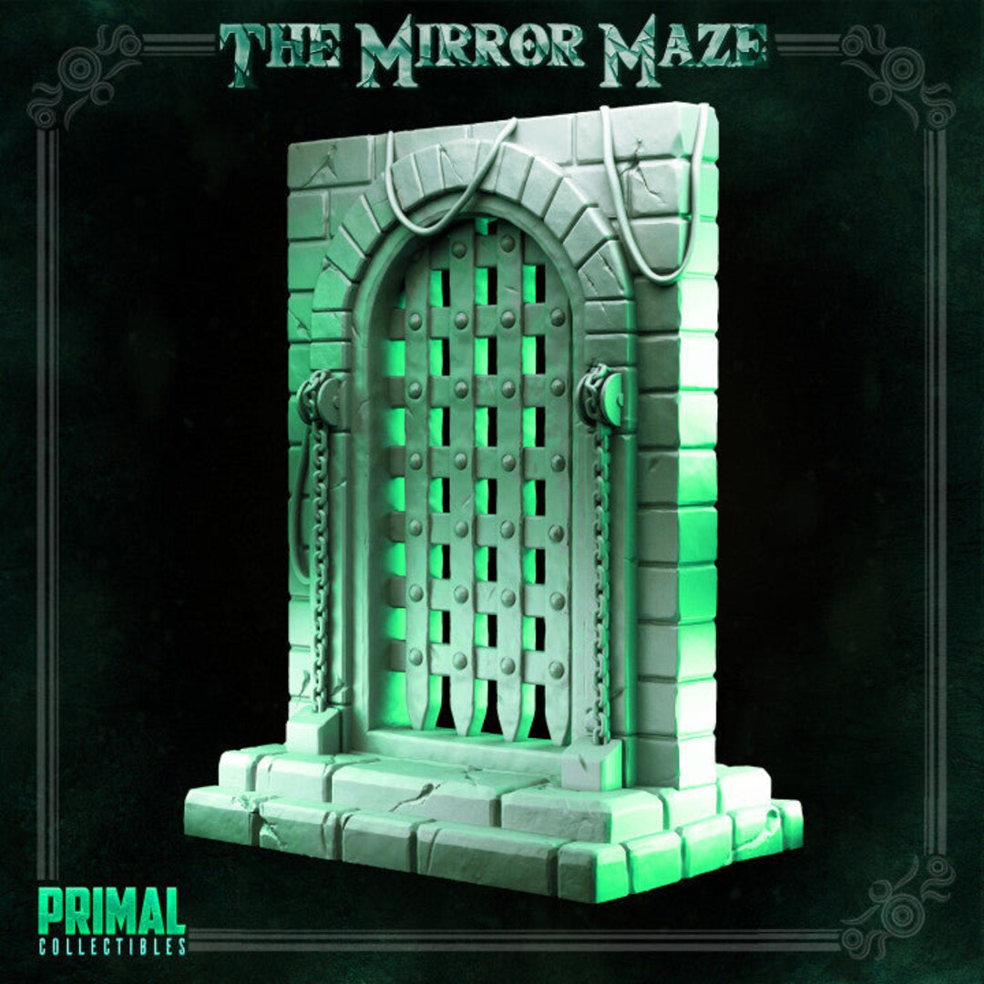 Portcullis - the Mirror Maze - Masters of Dungeons Quest - Unpainted ...