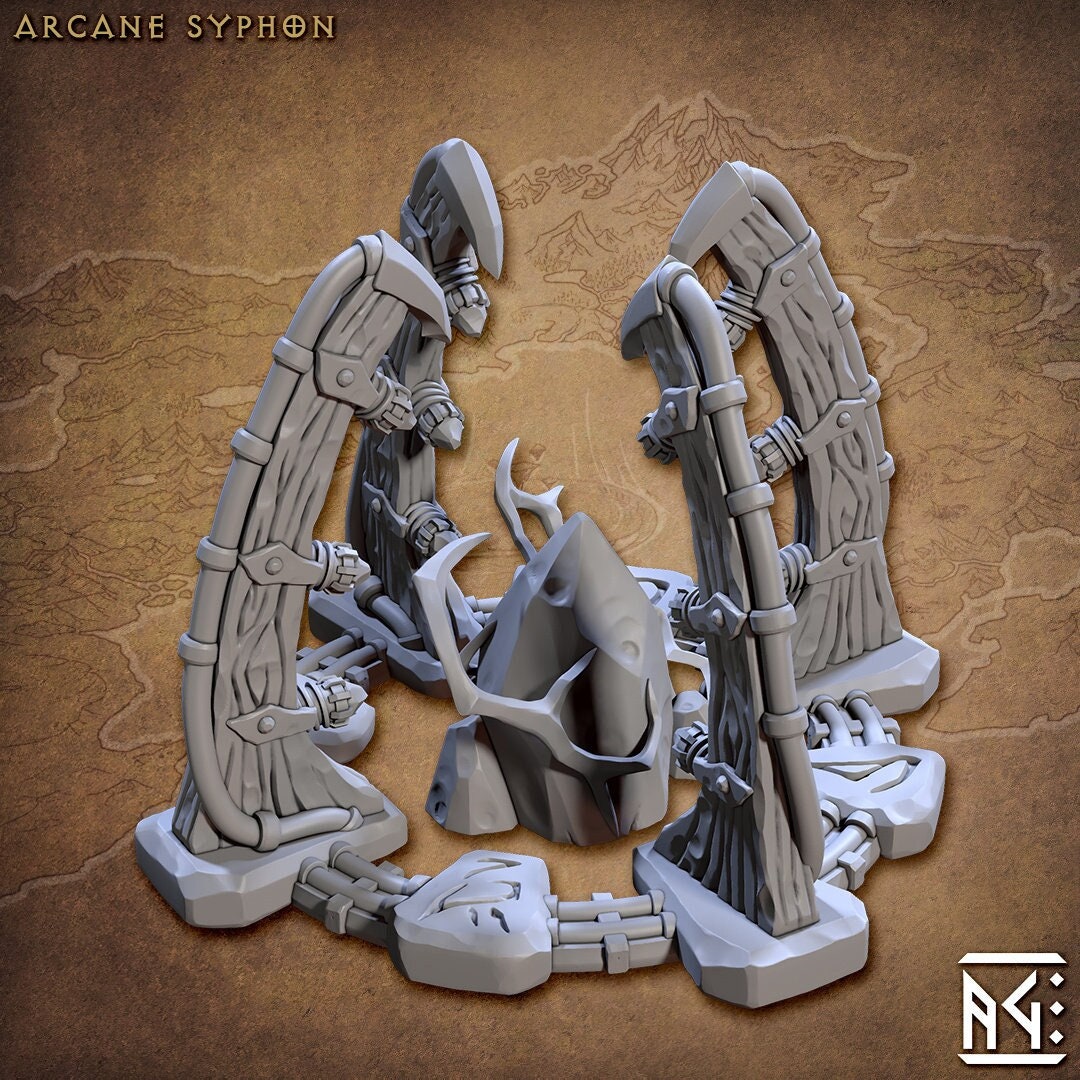 Arcane Siphon Sandfang Ratkin Set Unpainted Miniature - Etsy