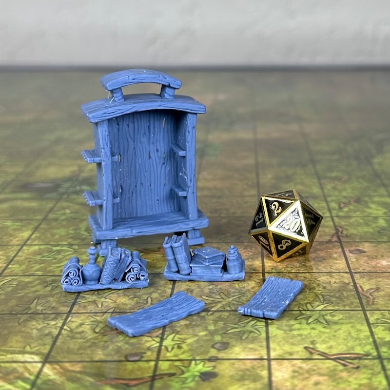 Miniature Library - Etsy