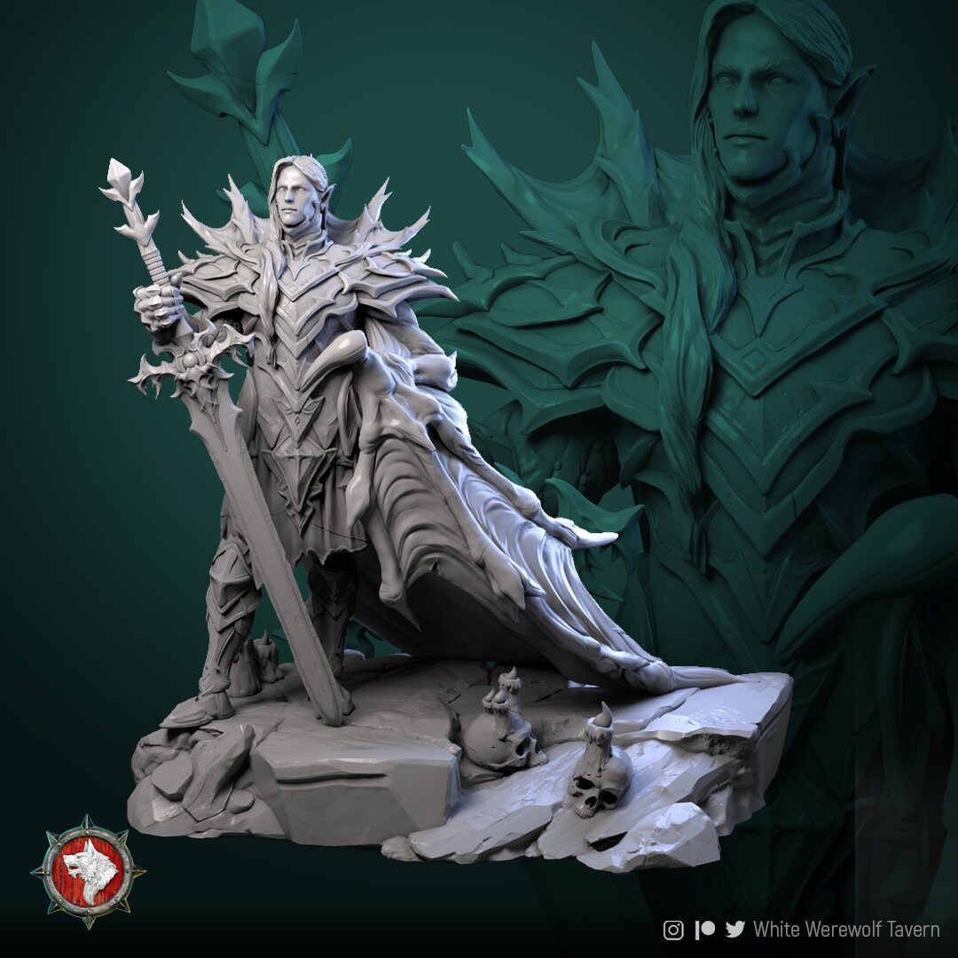 Hork the Merciful - Vampire Lord - Unpainted Miniature - Etsy
