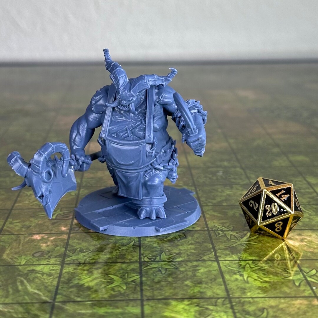 Flesh Carver 32mm, 35mm Scale Unpainted Miniature for Dnd, Pathfinder ...