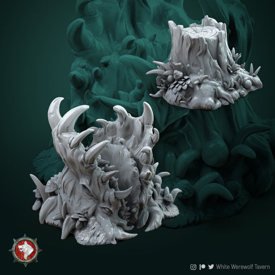 Stump Mimic - 32mm Scale - Unpainted Miniature - Etsy