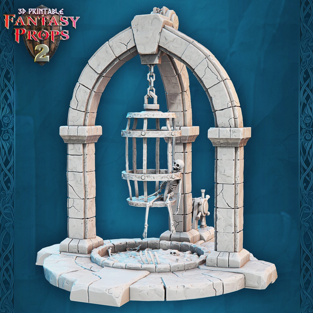 Hanging Cage - Dungeon Set - Unpainted Miniature - Etsy
