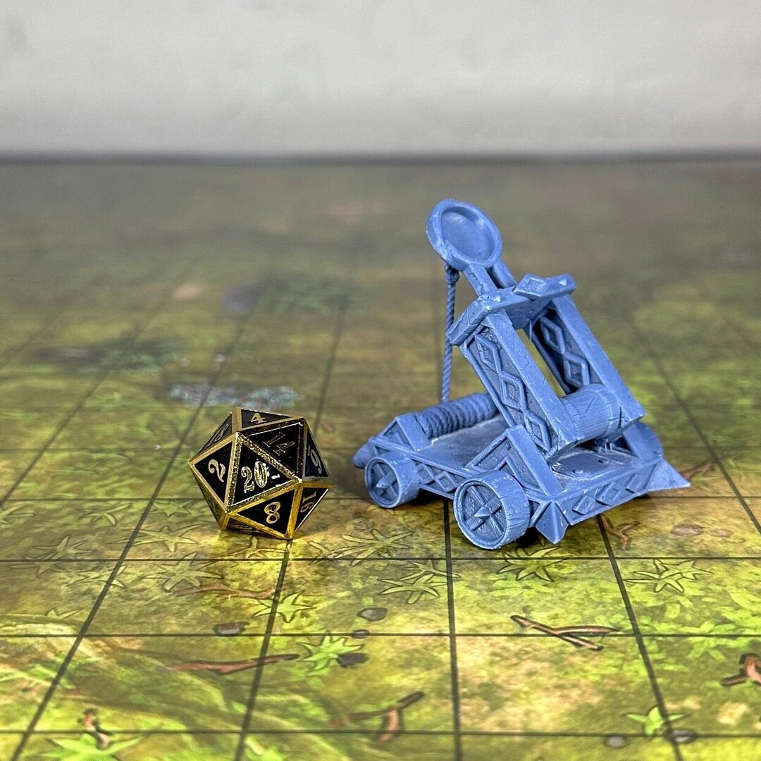 Dwarf Catapult - 32mm Scale - Unpainted Miniature for Dnd, Pathfinder ...