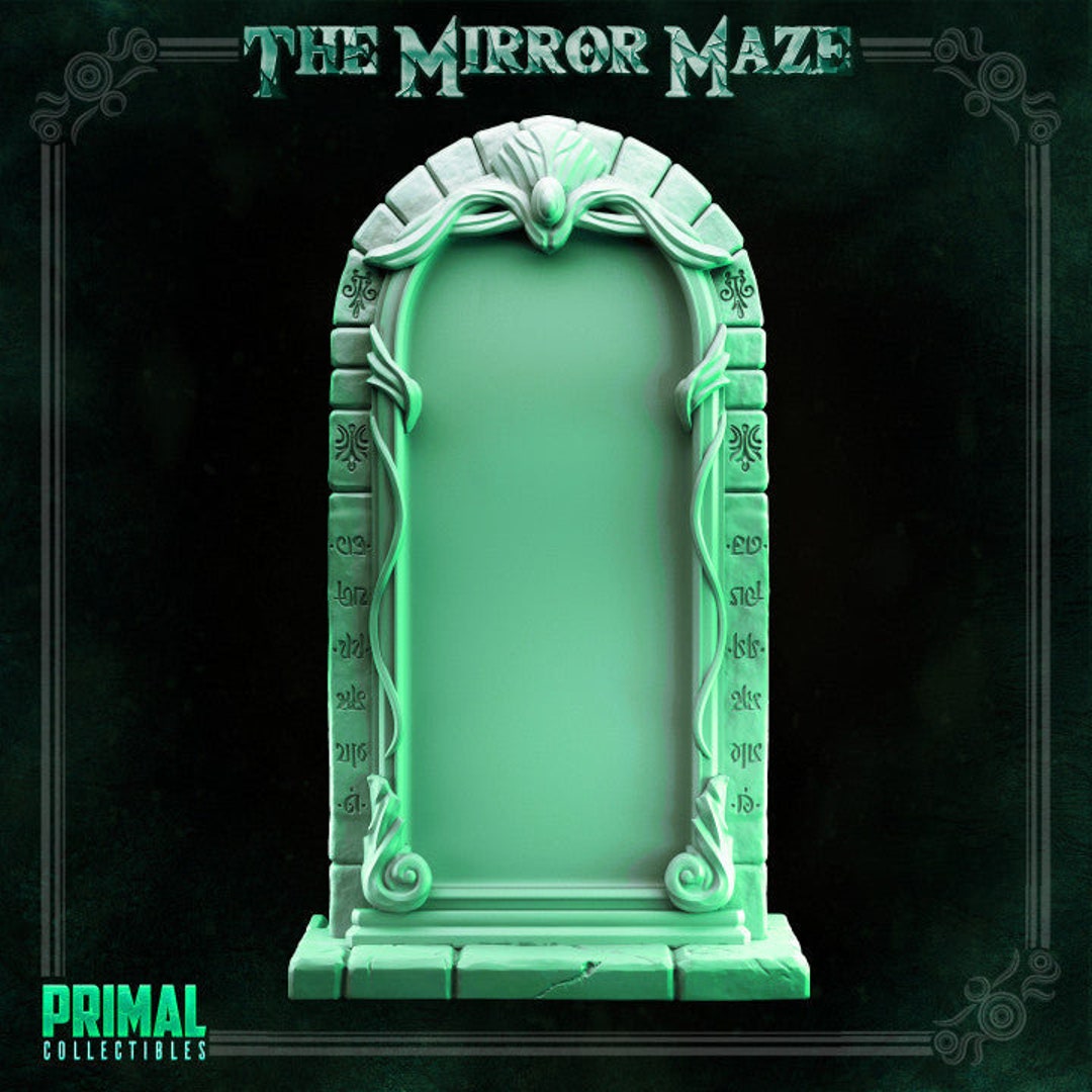 Mirror - the Mirror Maze - Masters of Dungeons Quest - Unpainted ...